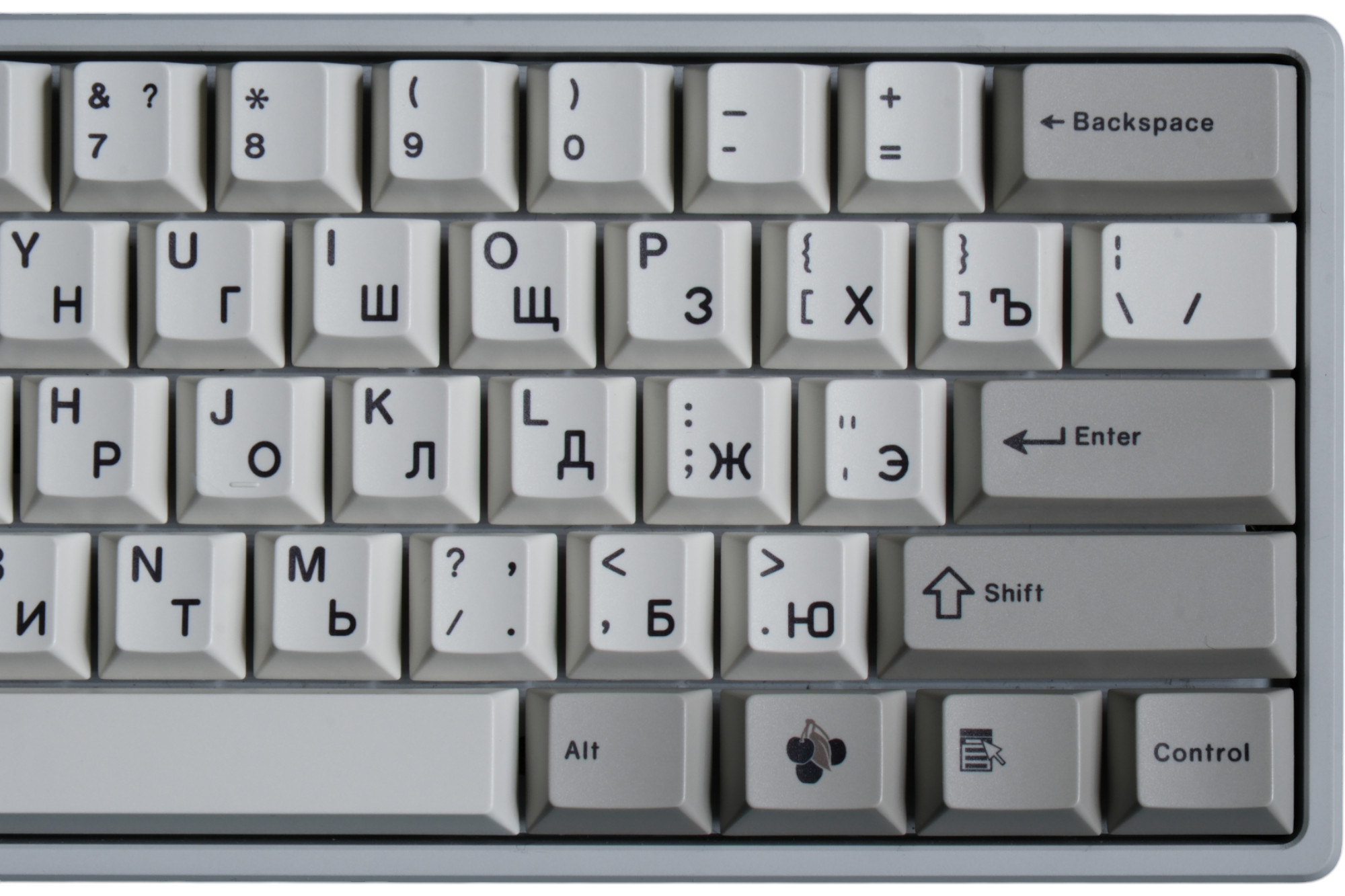 JC Studio Cyrillic Black Keycap Kit · Milktooth